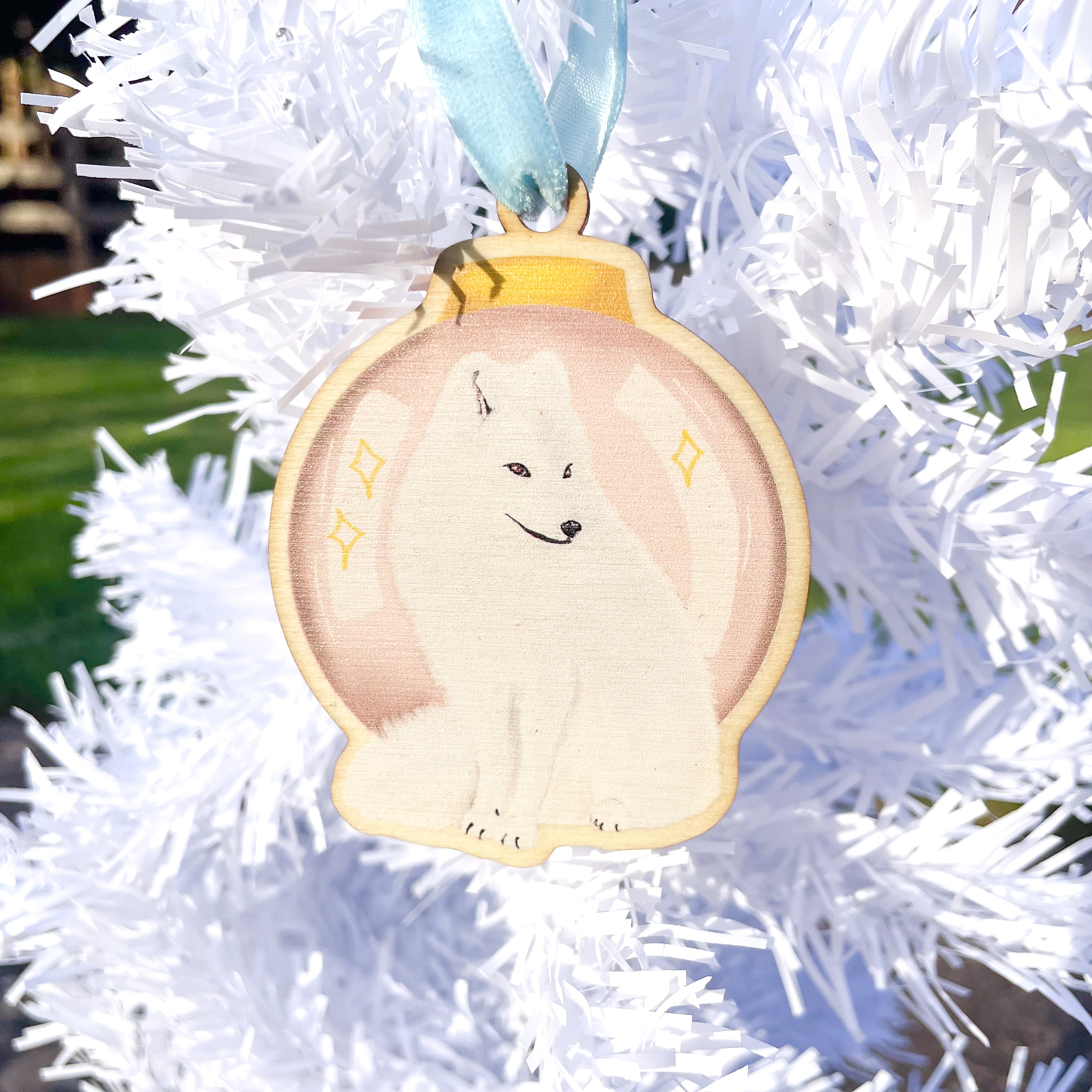 Archie Fox Bauble Tree Decoration – Pintada Designs